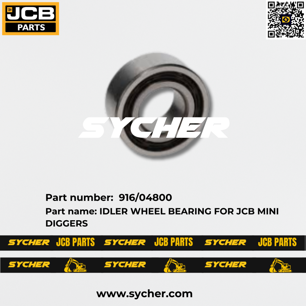 IDLER WHEEL BEARING FOR JCB MINI DIGGERS, Part number: 916/04800 ...