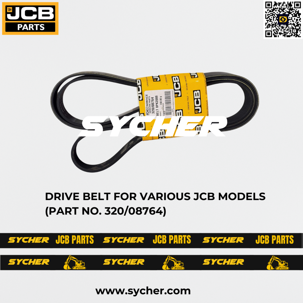 DRIVE BELT FOR VARIOUS JCB MODELS (PART NO. 320/08764) - Sycher ...