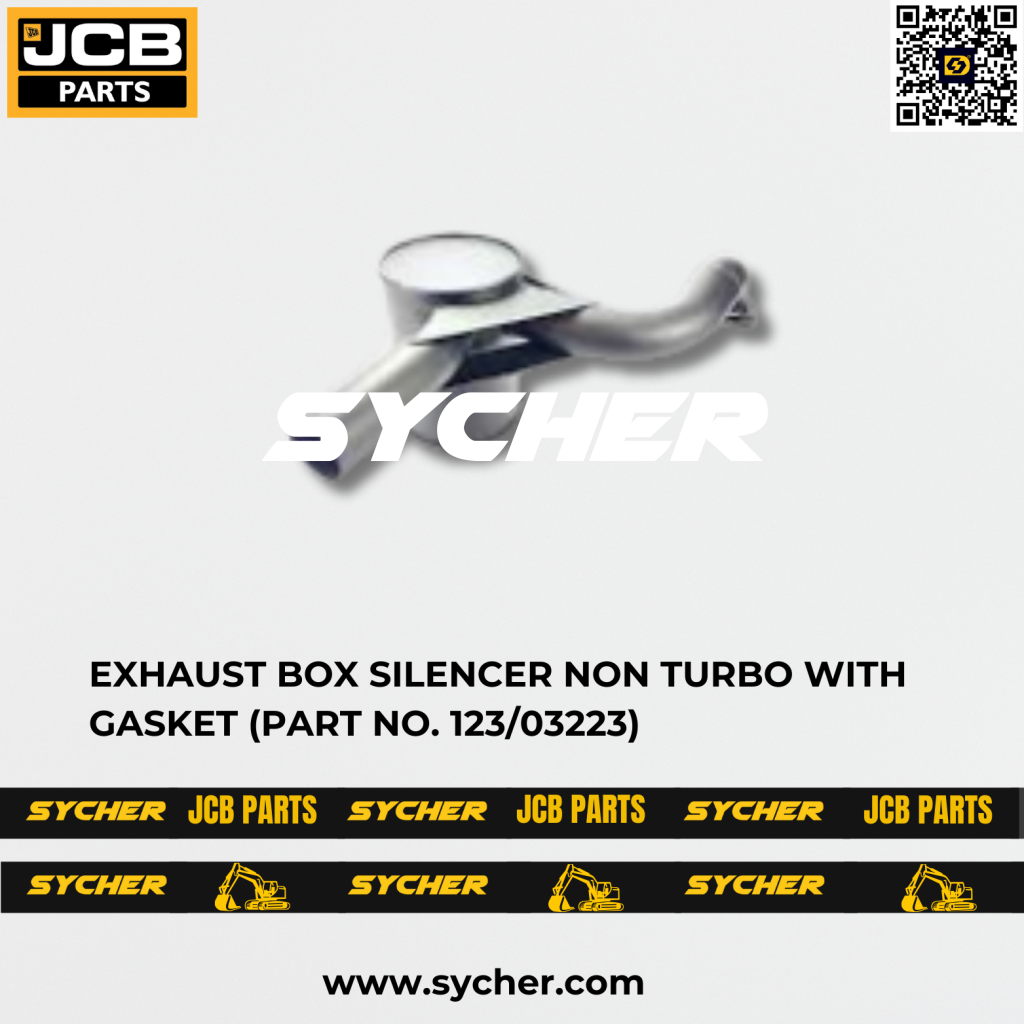 EXHAUST BOX SILENCER NON TURBO WITH GASKET (PART NO. 123/03223 ...
