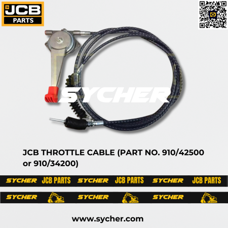 JCB THROTTLE CABLE (PART NO. 910/41612) - Sycher International