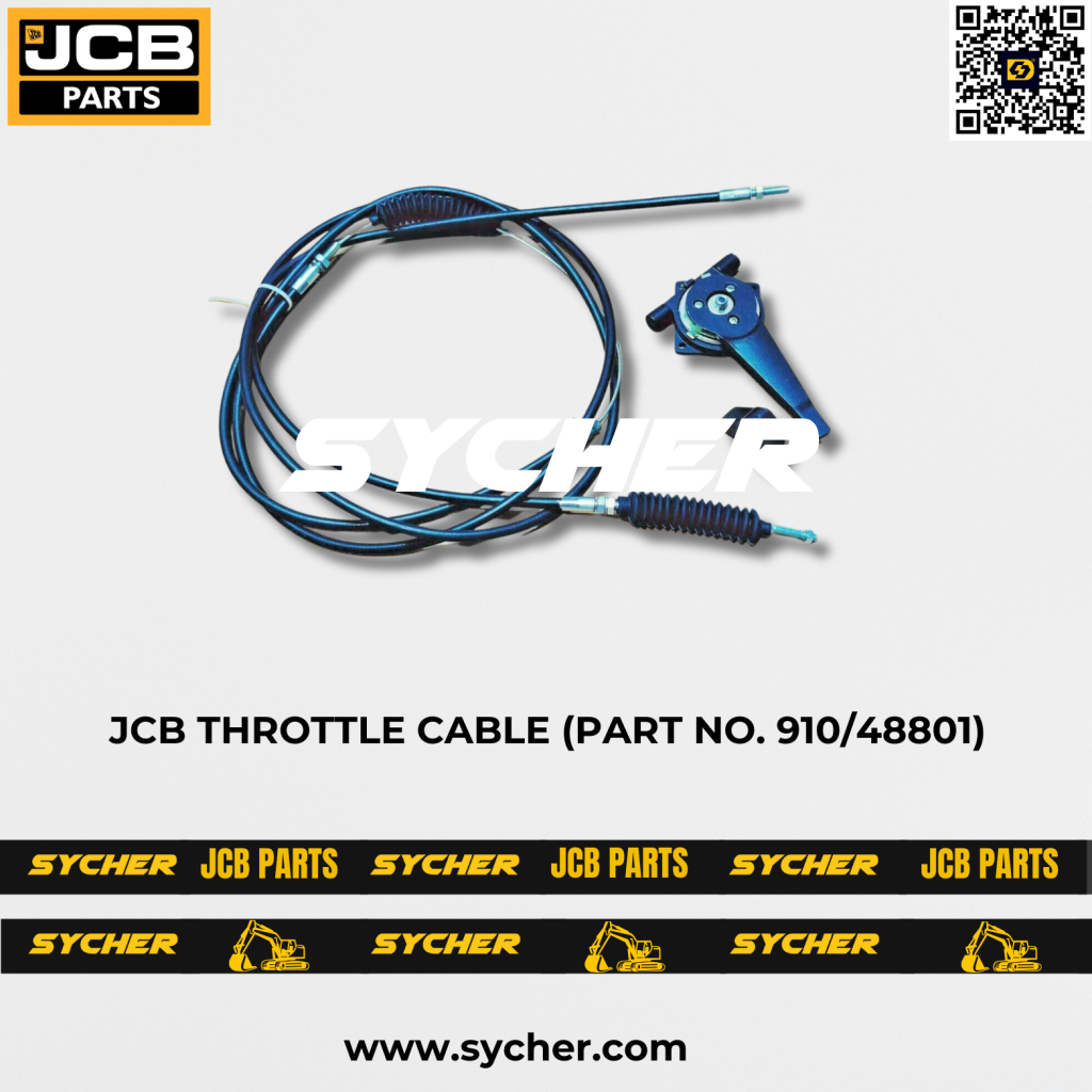 JCB THROTTLE CABLE (PART NO. 910/48801) - Sycher International