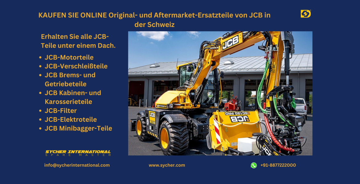 Buy Online JCB Genuine and Replacement Parts in Switzerland. - Sycher ...